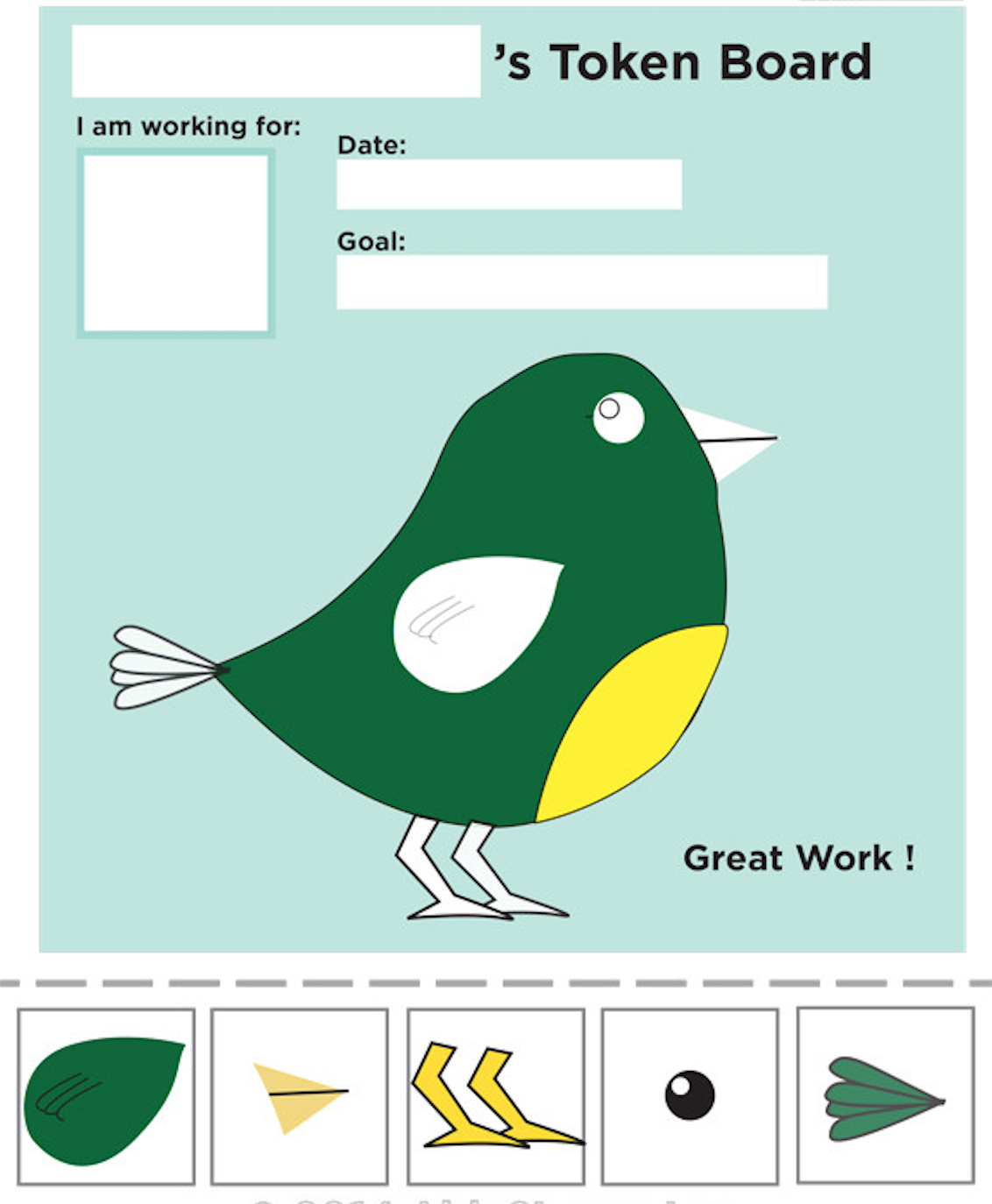 Token Boards - Behaviour - Visual Aid - vizuallyspeaking.com